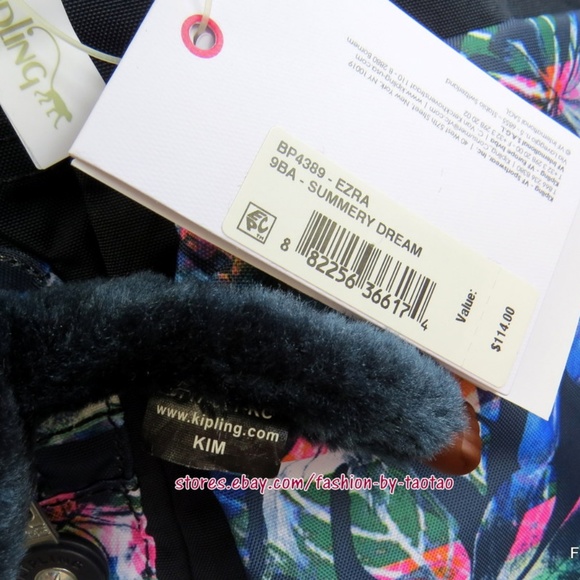 Kipling | Bags | Kipling Ezra Color Block Backpack Summery Dream | Poshmark